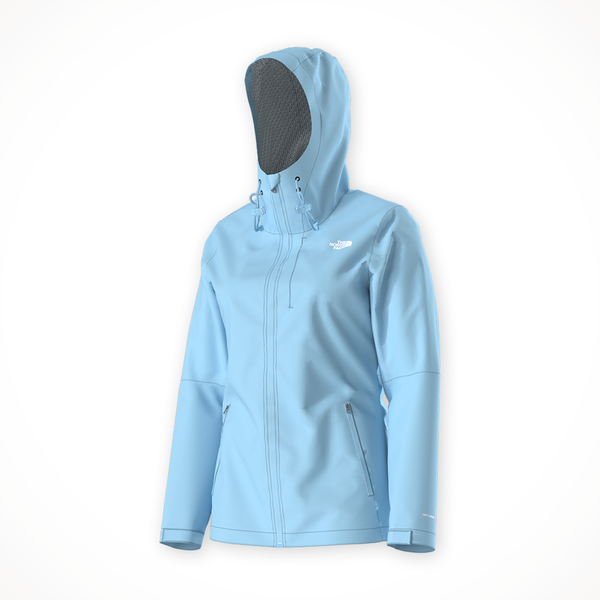 light blue waterproof jacket