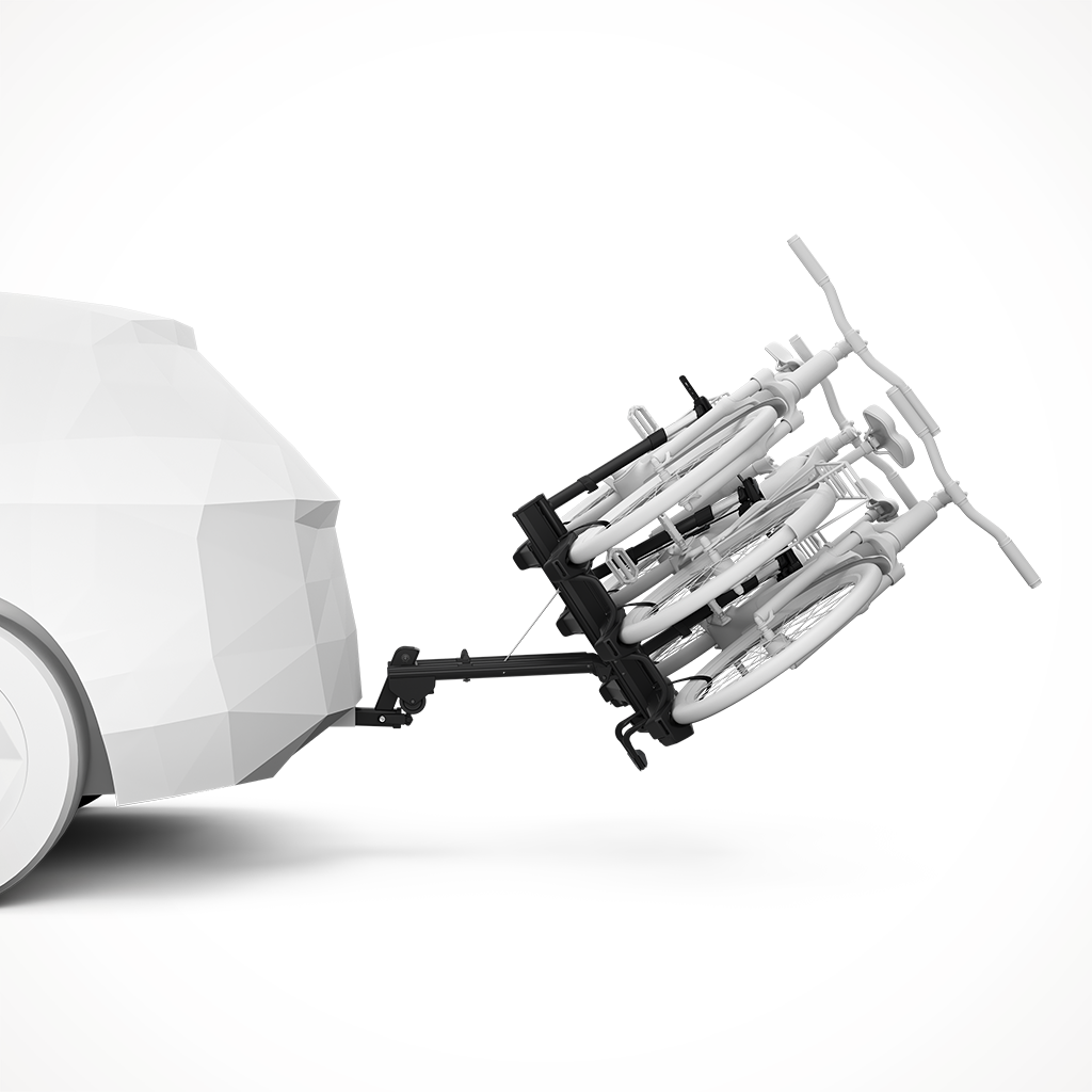 Thule Epos 3 | 3-Bike Rack | Foldable Hitch Platform Bike Carrier - OutdoorSports.com