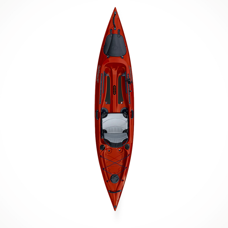 Eddyline Caribbean 12 FS Angler Sit-On-Top Kayak | OutdoorSports.com